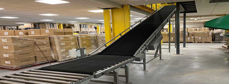 Vehicle Loading Unloading Conveyors including boom conveyors